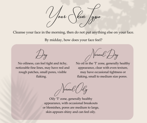 Identifying Your Skin Type